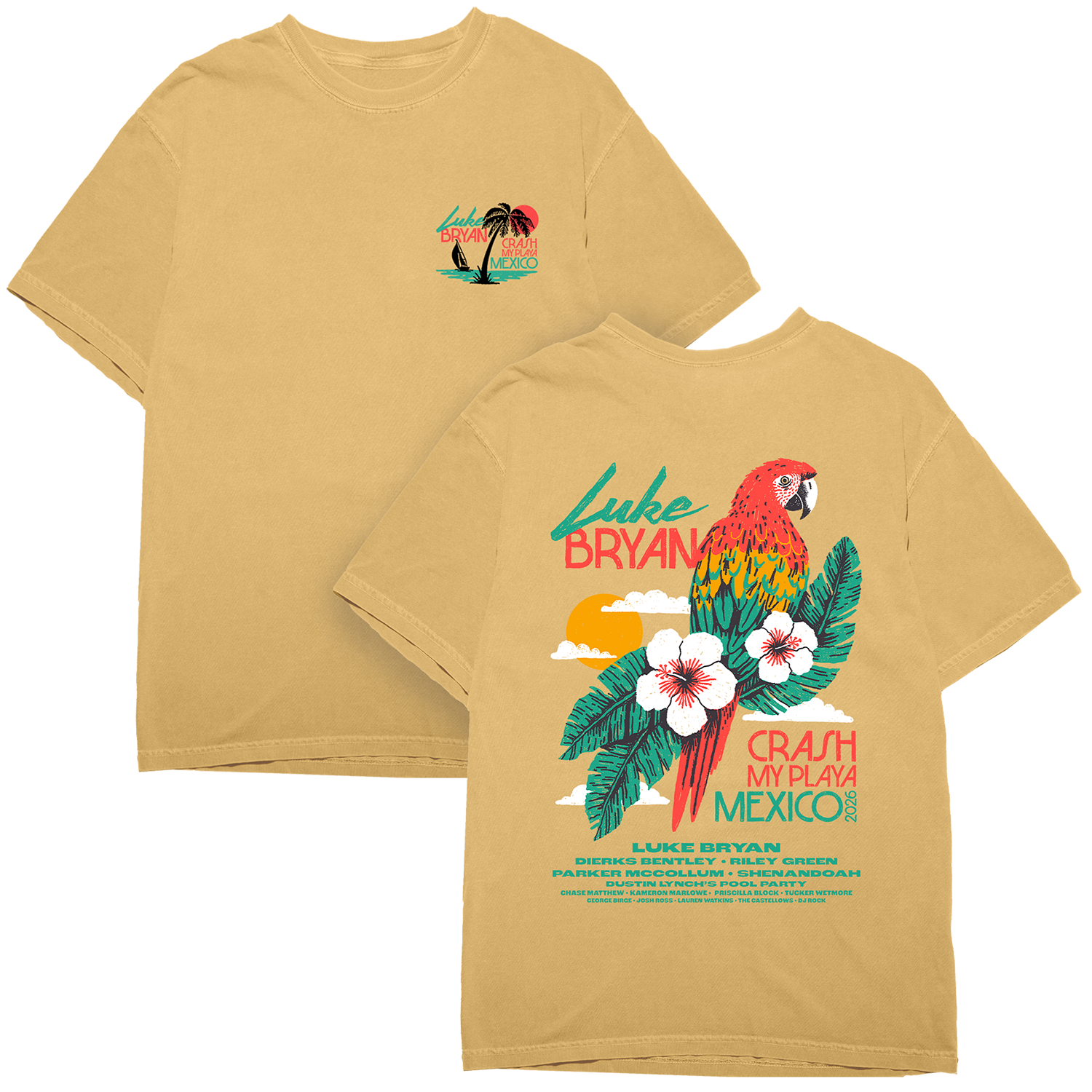 CMP 2026 Unisex Lineup Tee– Crash My Playa